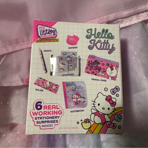 Sanrio | Toys | Real Littles Rare Hello Kitty Mini Backpacks Metallic ...